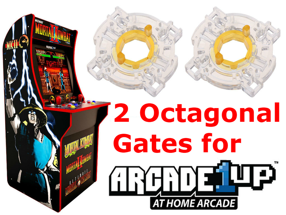 Arcade1up SF2 Mortal Kombat 2 Final Fight TMNT Star Wars, 2 Joystick ...
