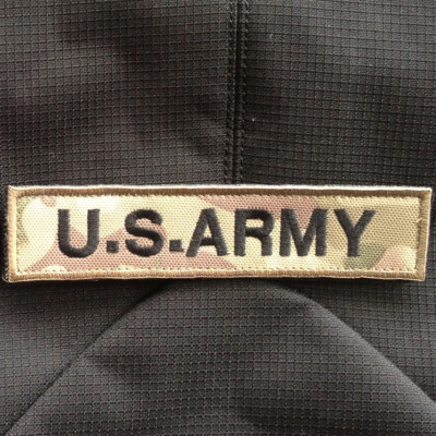 U.S.ARMY TAB TACTICAL US ARMY TACTICAL EMBROIDERY HOOK&LOOP PATCH ...