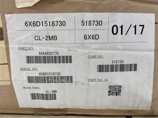 Yamaha 6x6-48207-70-00 Digital Electronic Control Dual Station Model CL ...