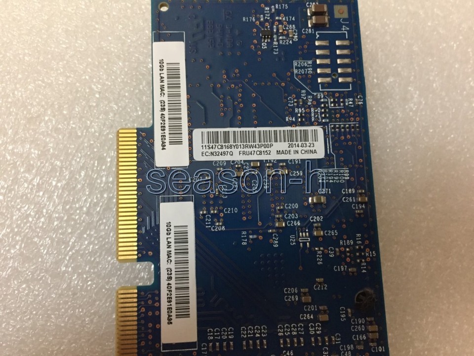 network card for IBM Intel 47C8152 47C8168 X540 ML2 Dual Port 10GbaseT ...