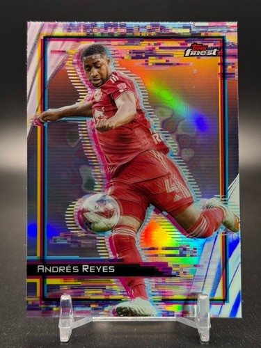 2023 Topps Finest MLS Andres Reyes HoloGlow Variation #H-4 SP NY Red ...