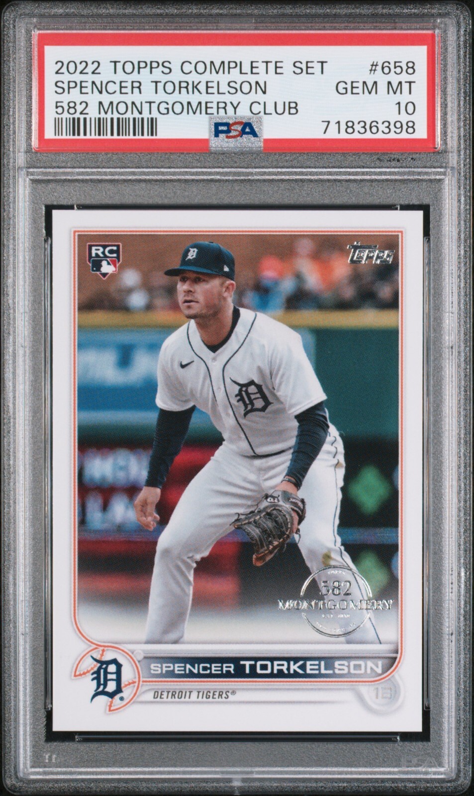 2022 Topps Complete Set 658 Spencer Torkelson 582 Montgomery Club RC ...