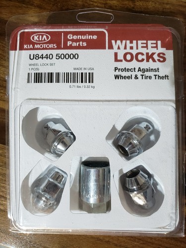 Kia Motors Sportage Sportage Wheel Locks U8440-50002 5 Piece Set OEM ...