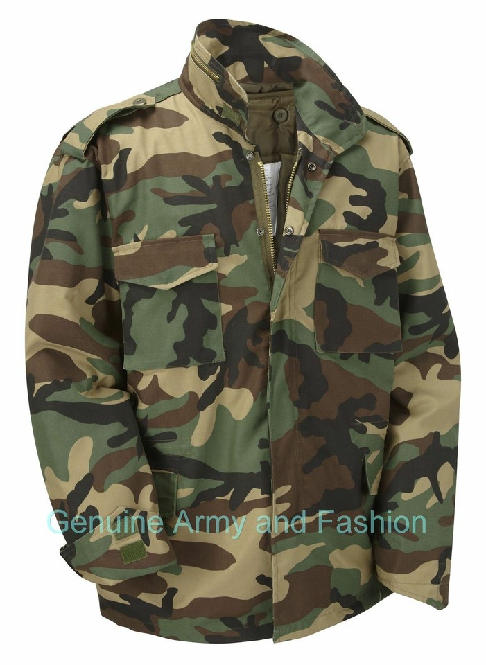 M65 US Army Jacket Vintage Military Field Top Combat Lined Coat | eBay
