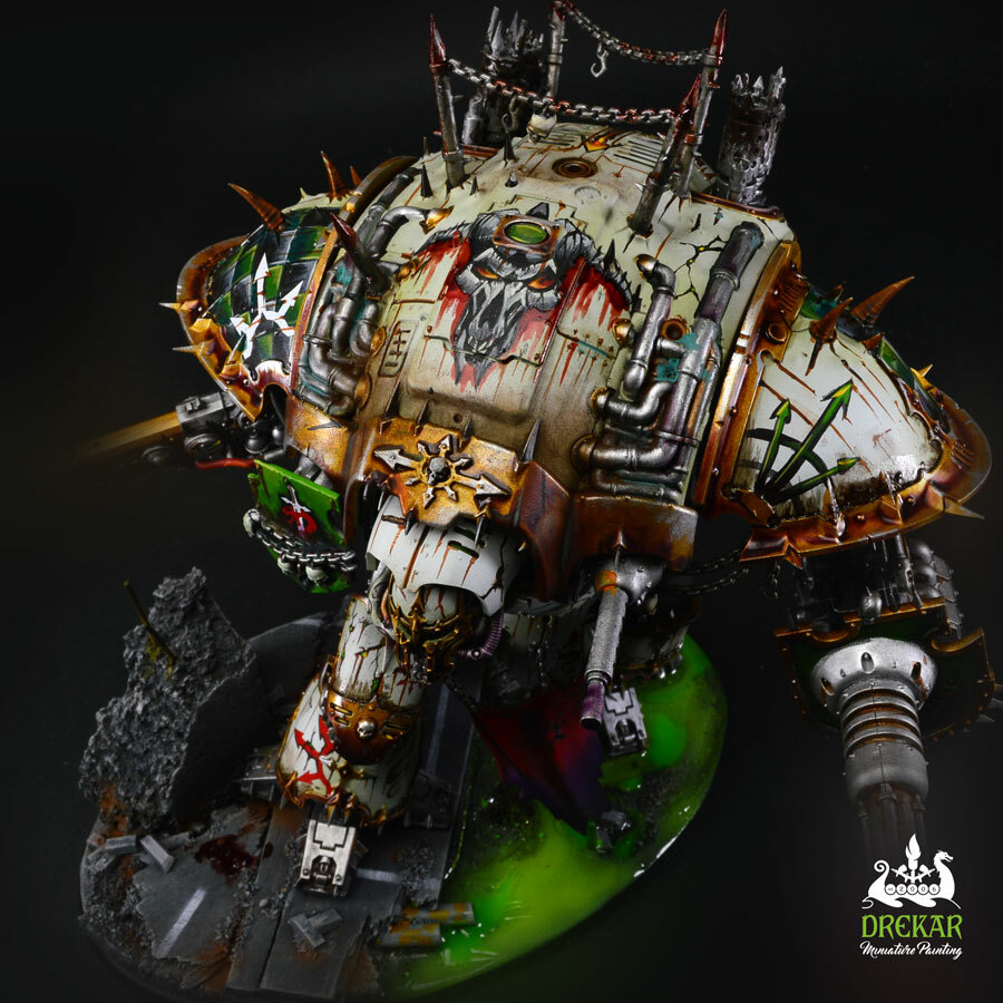 Knight Rampager - Desecrator 40K ** COMMISSION ** painting | eBay.de