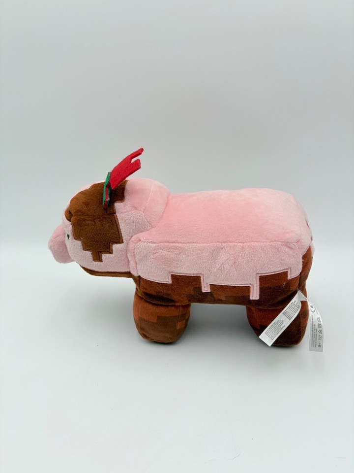 Minecraft Mud Pig Plush Clay Brown Pink Farm Mattel 2020 - 12" | eBay