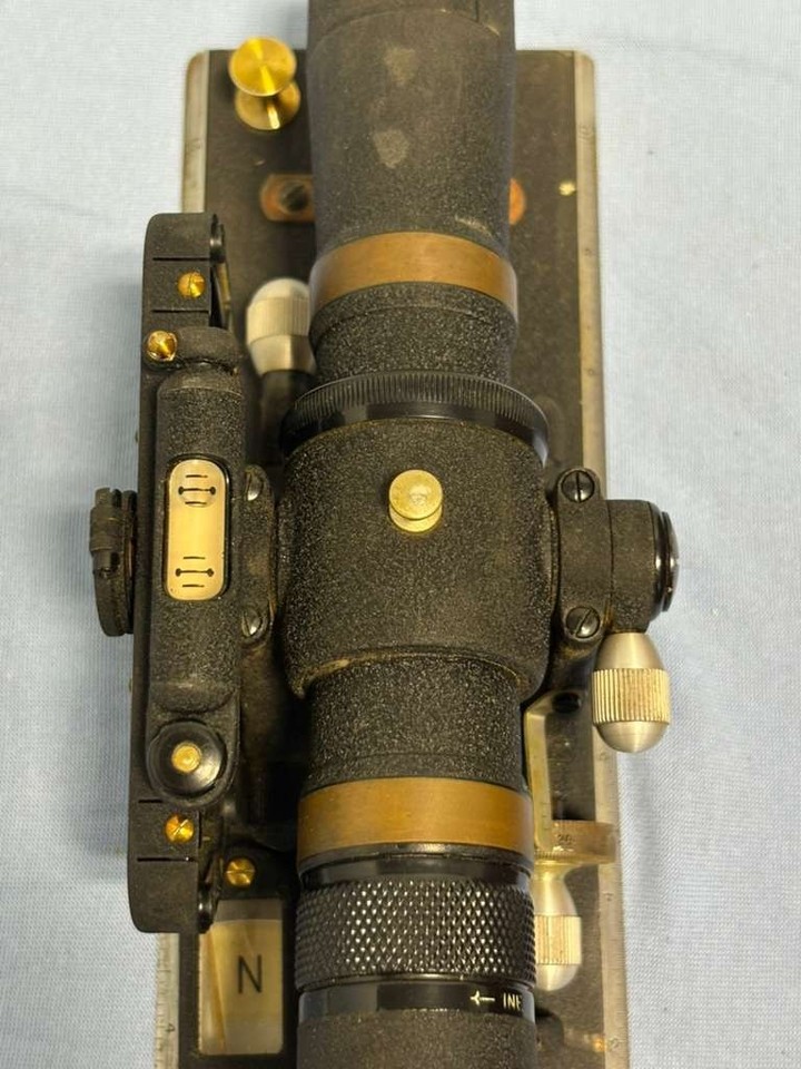 Vintage Dietzgen Exploration Alidade Surveying Instrument w/ Leather ...