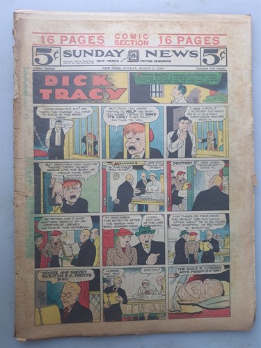New York Sunday News Sunday COMICS Section 16 Pages Complete March 3 ...