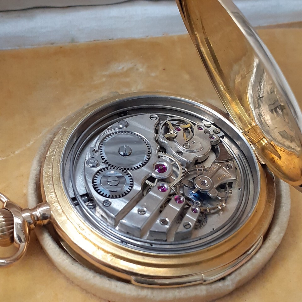 W/Box Pocket Watch Anonimo 52 mm 18K Yellow Gold Watch 20517 Sold By ...