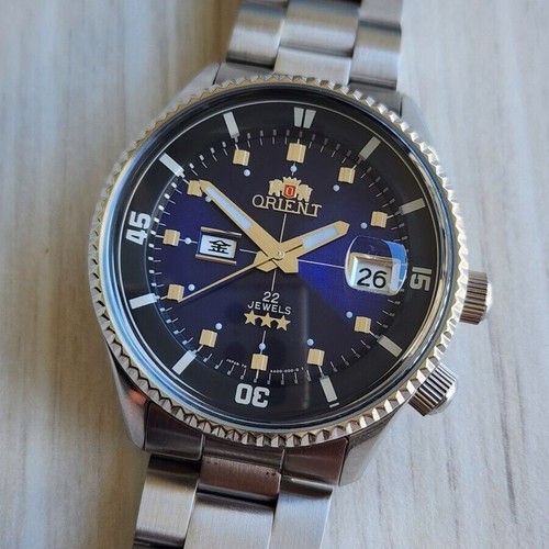 RARE Orient King Master Blue Dial WV0031AA Automatic Cal. F6922 Vintage ...