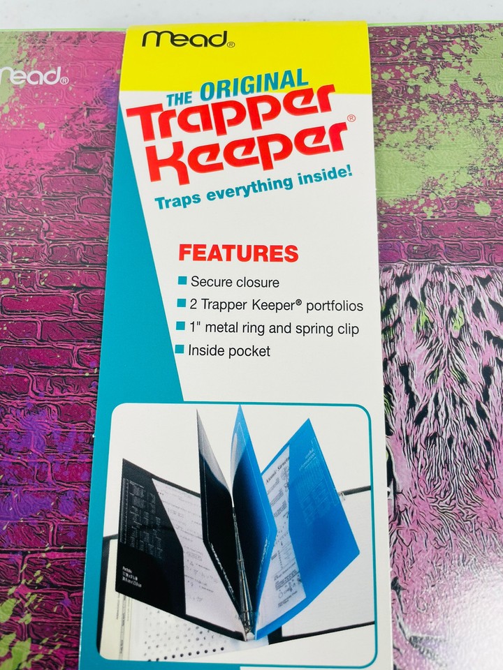 🔥 Trapper Keeper Binder Portfolio Folder 2021 Mead Retro Leopard ...
