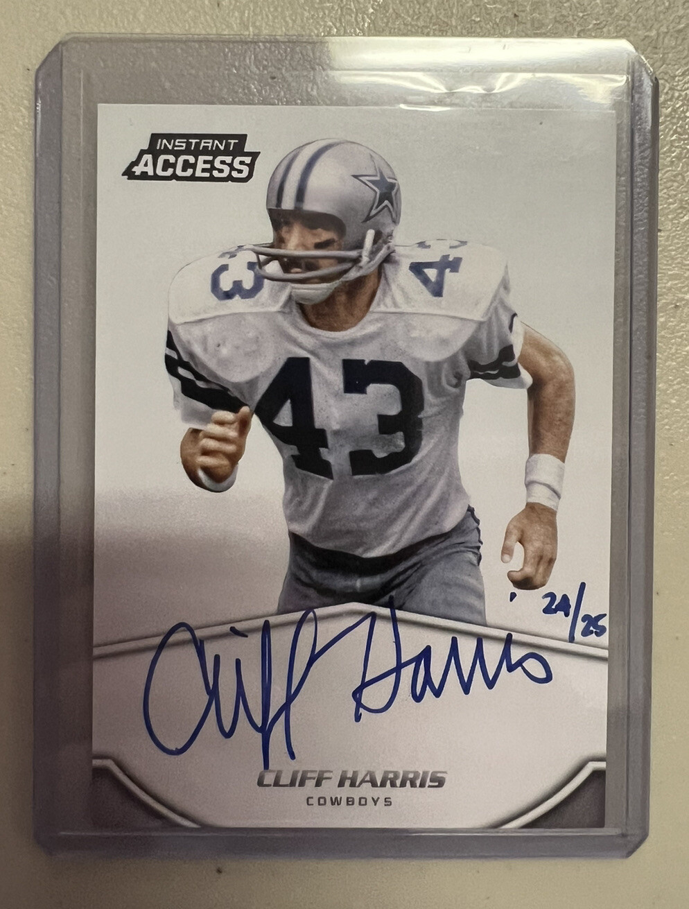 2020 Panini Instant Access NFL Football Hall of Fame Cliff Harris AUTO ...