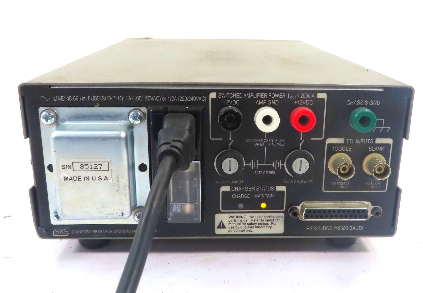 Stanford Research Systems SR570 Low-Noise Current Preamplifier for sale ...