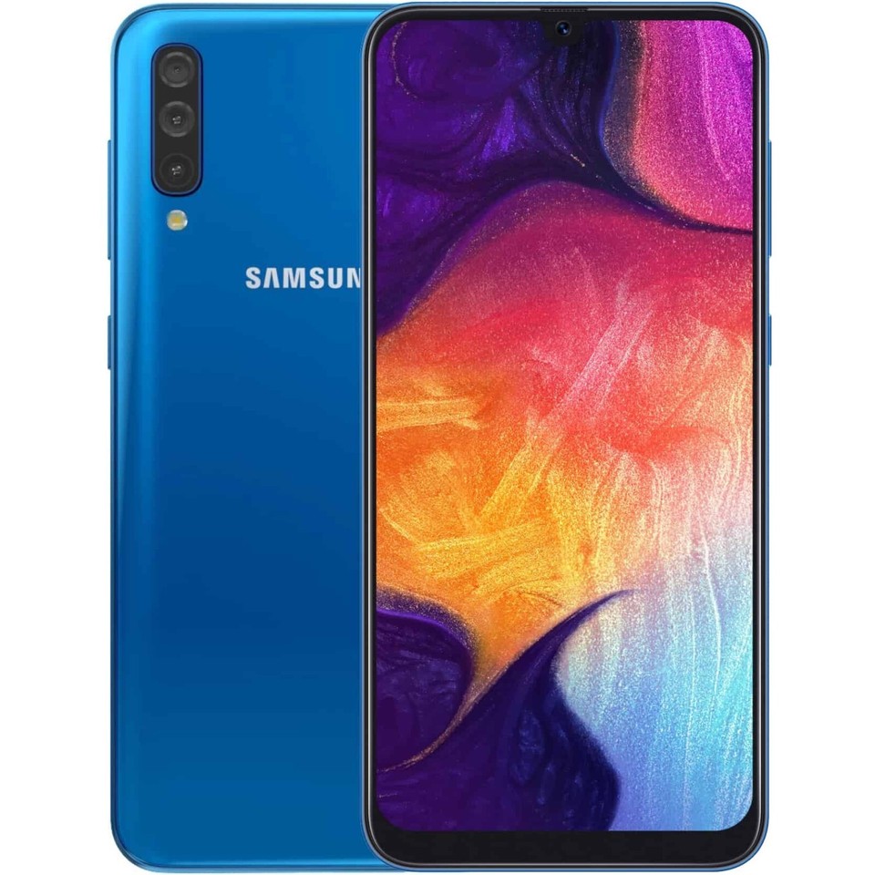Samsung galaxy A50(SM-A505)4GB+64GB Factory UNLOCKED Android Smartphone ...
