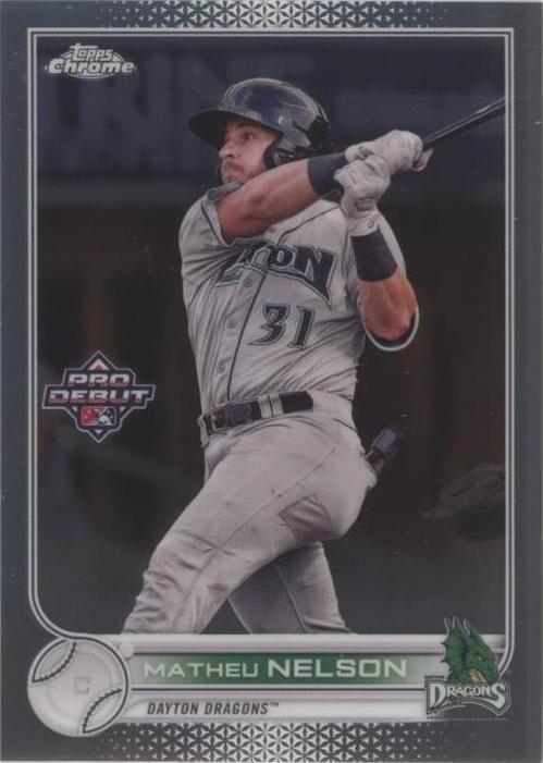 2022 Topps Pro Debut - Chrome Matheu Nelson #PDC-35 (RC) for sale ...