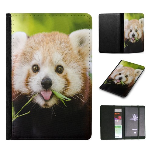 PASSPORT ITINERARY ORGANIZER|CUTE RED PANDA ANIMAL RACOON #1 | eBay ...