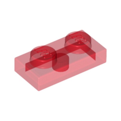 LEGO 20x Genuine Clear Transparent 1x2 Plate Studded Thin Brick 4167842 ...