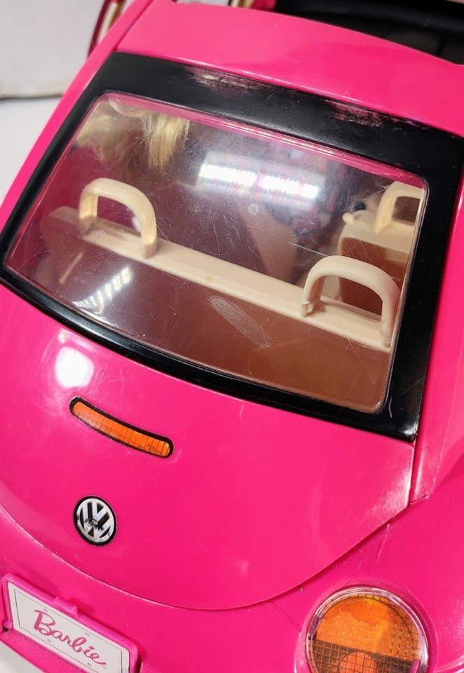 Barbie Volkswagen Beetle Bug Hot Pink Car Mattel 2000 | eBay