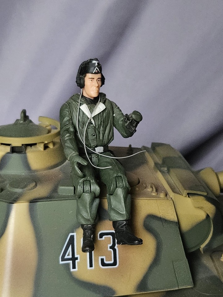RARE ULTIMATE SOLDIER WWII GERMAN SS PANZER CREWMAN GREEN CAMOUFLAGE 1: ...