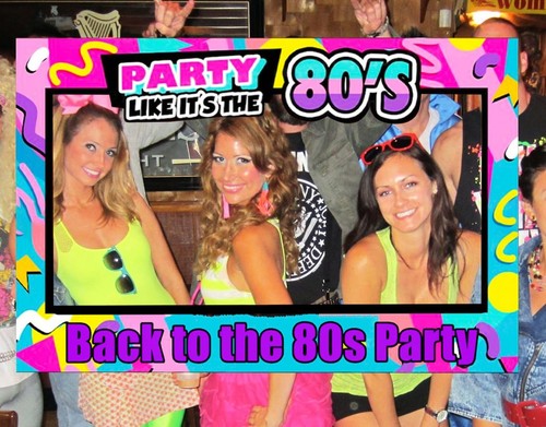 Back to 80s Decorations & Props - 80s Party Photo Booth Kit | eBay