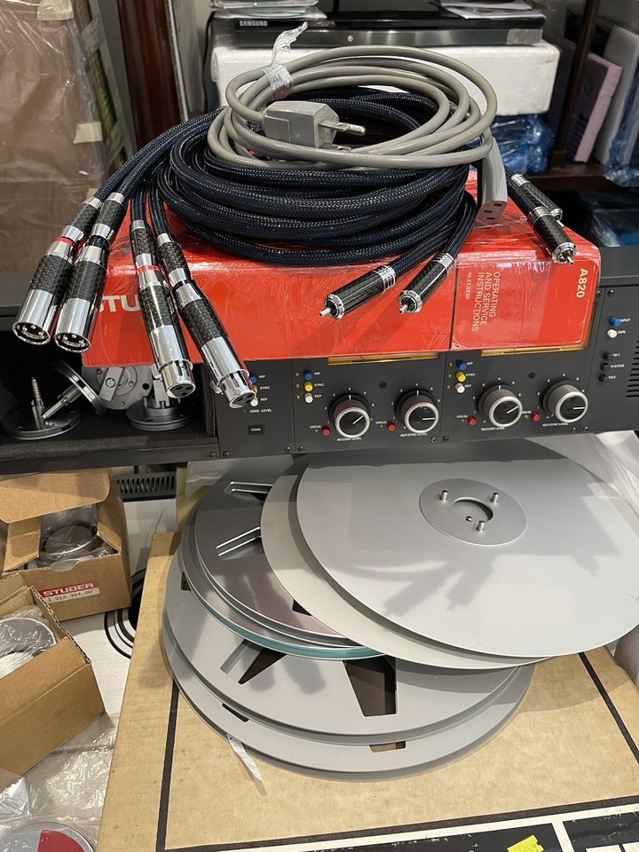 studer A820 1/4” Reel To Reel & Complete New A820 1/2” inch conversion ...