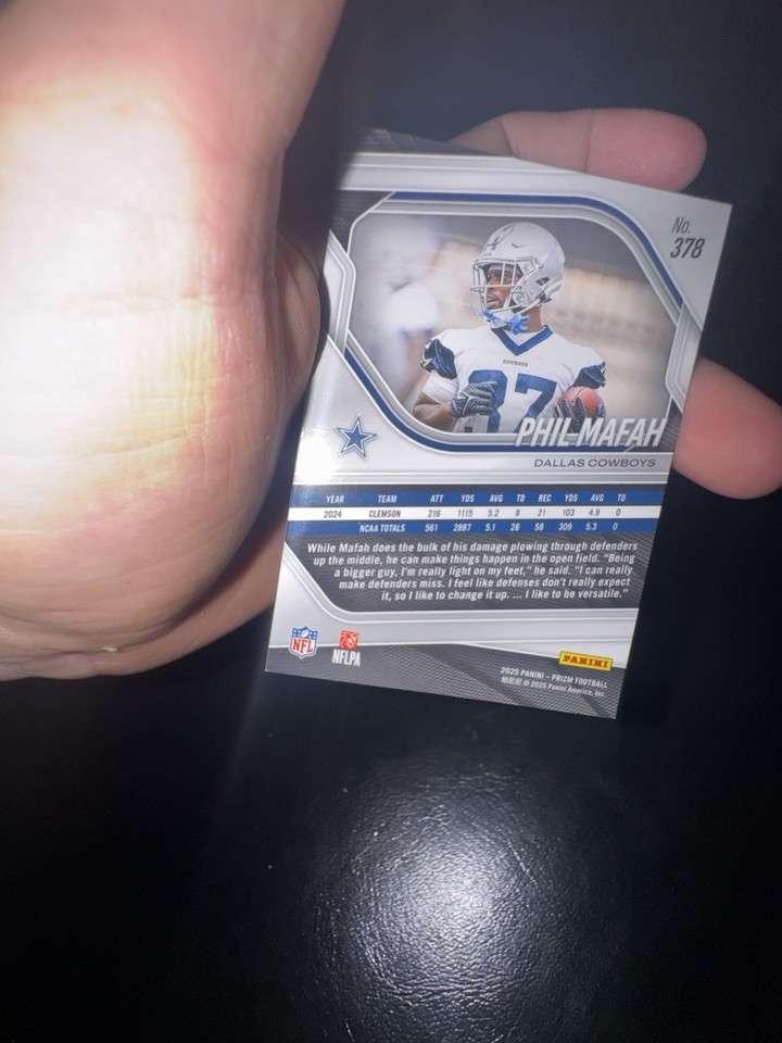 2025 Panini Prizm - Phil Mafah #378 RC Rookie | eBay