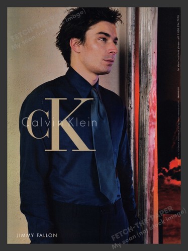 Calvin Klein Jimmy Fallon CK 2000s Print Advertisement Ad 2000 | eBay