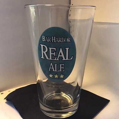 Atlantic Brewing Company Bar Harbor Maine Beer Company Beer Bar Glass ...