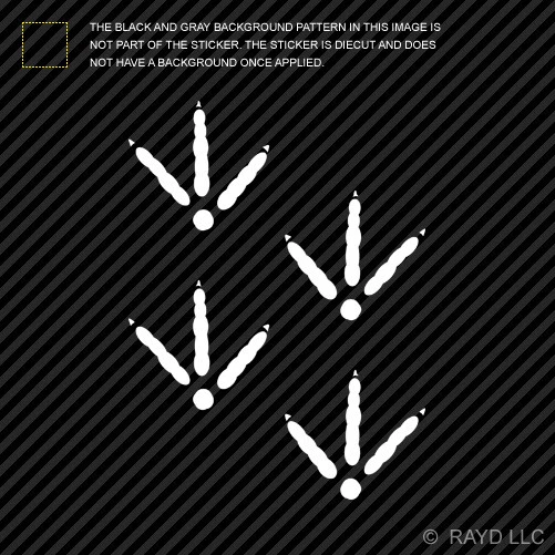 Turkey Tracks Decal