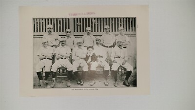 Pittsburgh Alleghenys 1889 Team Picture Wanamaker & Brown RARE! Ned ...