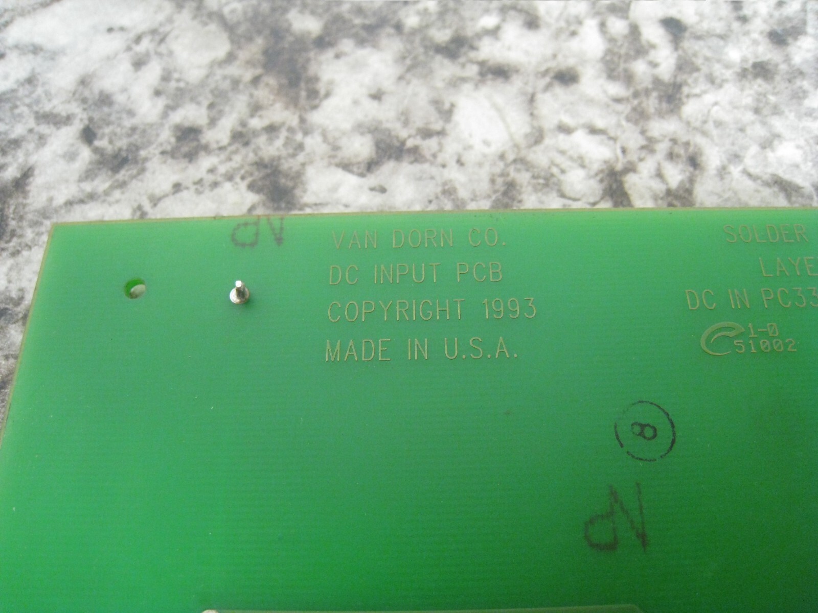 Van Dorn Demag 330037 PC330-037 Pathfinder PLC DC Input PCB Circuit ...