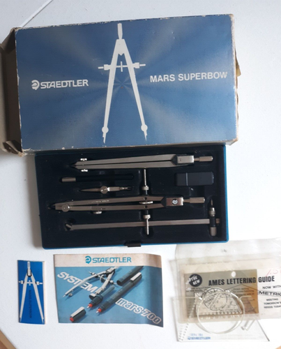 Staedtler Mars Superbow Drafting Kit Drawing Set • 553 04 A6 | eBay