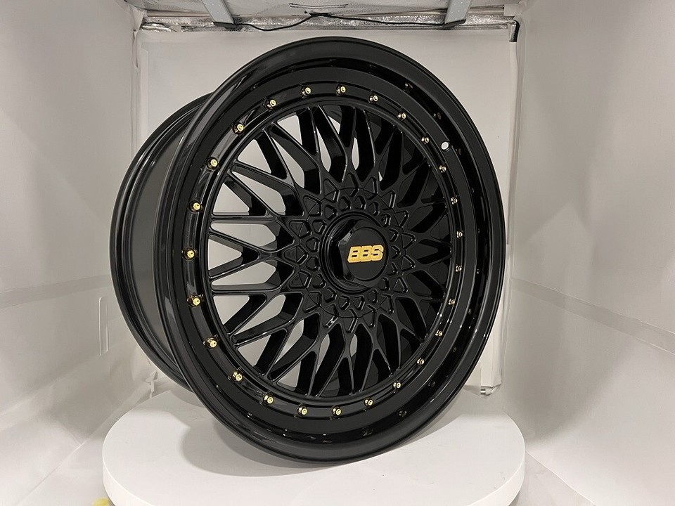 135 20 inch Black Gold Rivets Rims fits MERCEDES SLK280 (NON AMG)06-08 ...