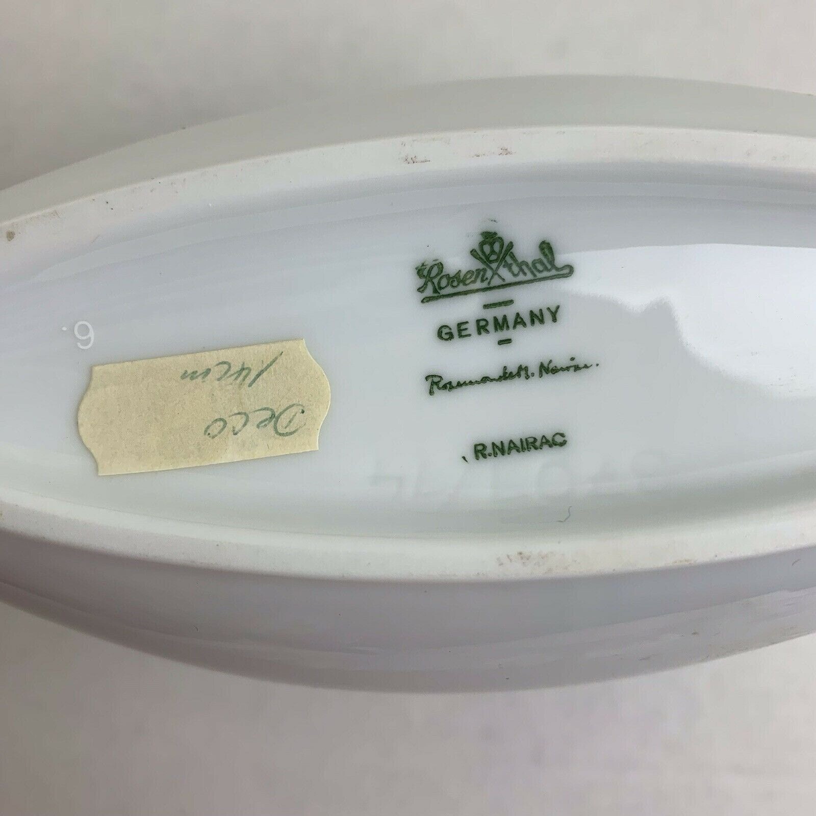 Brigette Deoge for Rosenthal, Germany Mid Century Pillow Vase Bright ...