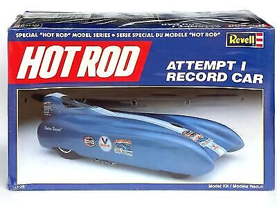 Revell 7119 1/25 Scale Hot Rod Attempt I Record Car Plastic Model Kit ...