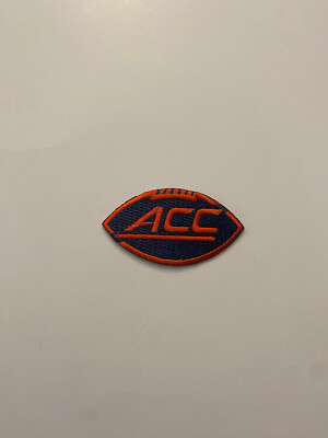 Virginia UVA Cavaliers Football Team Issue ACC Logo Orange Blue Jersey ...