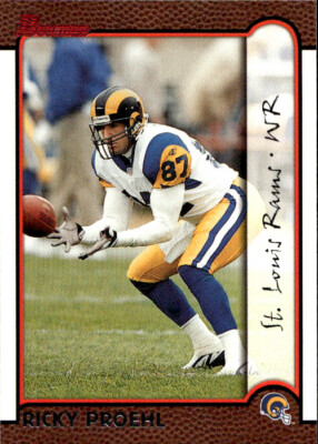 1999 Bowman Ricky Proehl 88 St. Louis Rams | eBay