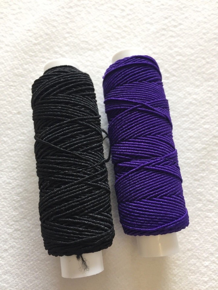 SHIRRING SHEARING ELASTIC THREAD 20 METRE SPOOLS PACK OF 2 REELS SEWING ...