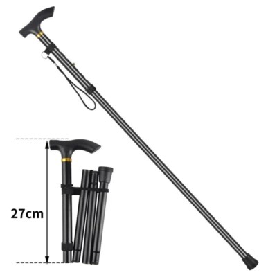 Adjustable Walking Cane Aluminum Walking Stick Folding Collapsible ...