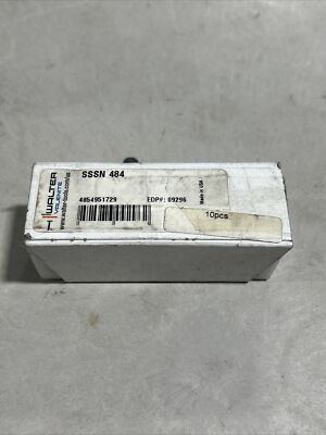 Walter Valenite Carbide Inserts - SSSN 484 (Pack Of 10) NEW | eBay ...