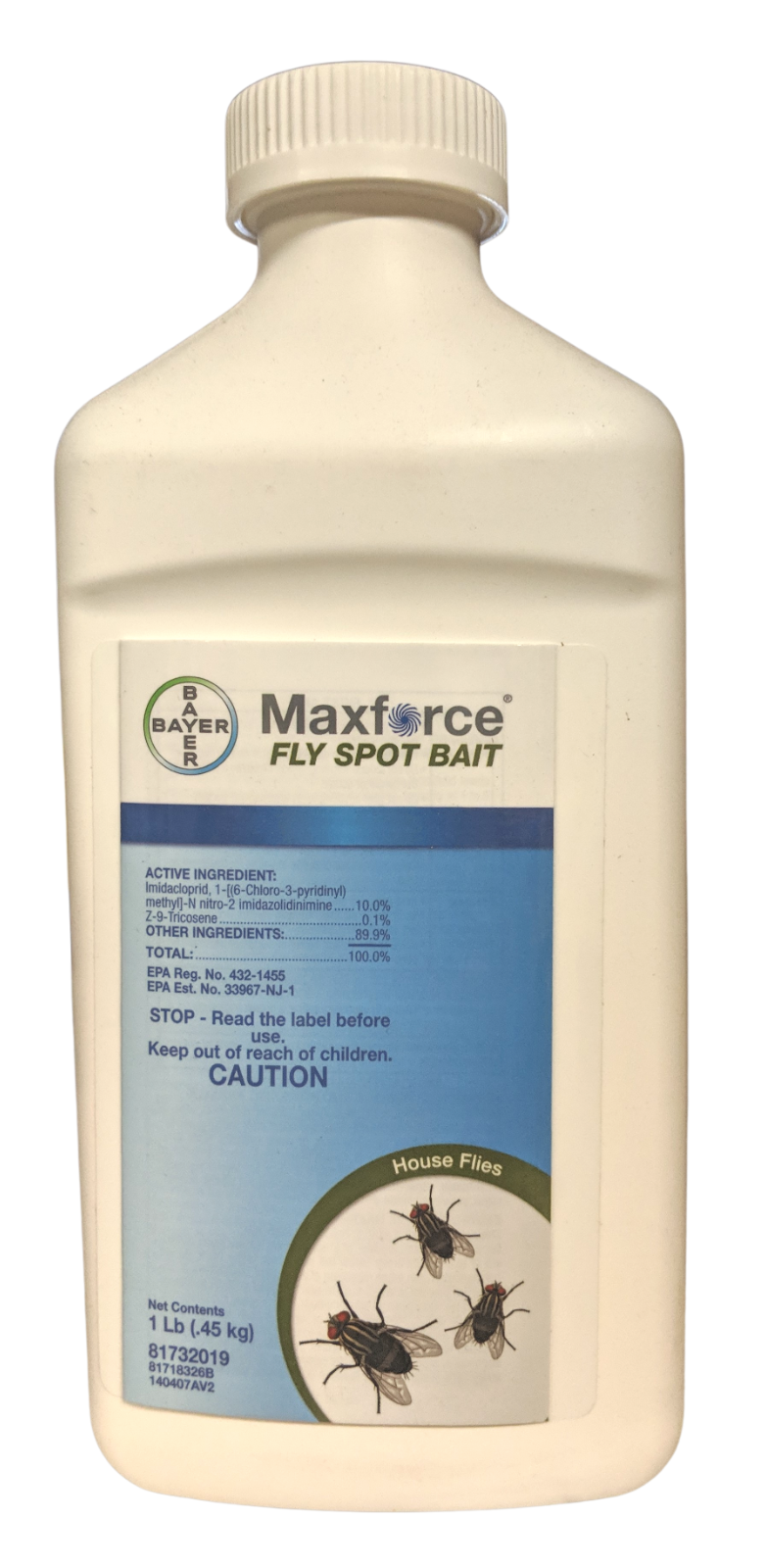Maxforce Fly Spot Bait Indoor Outdoor House Fly Control 1 lb bottle by ...