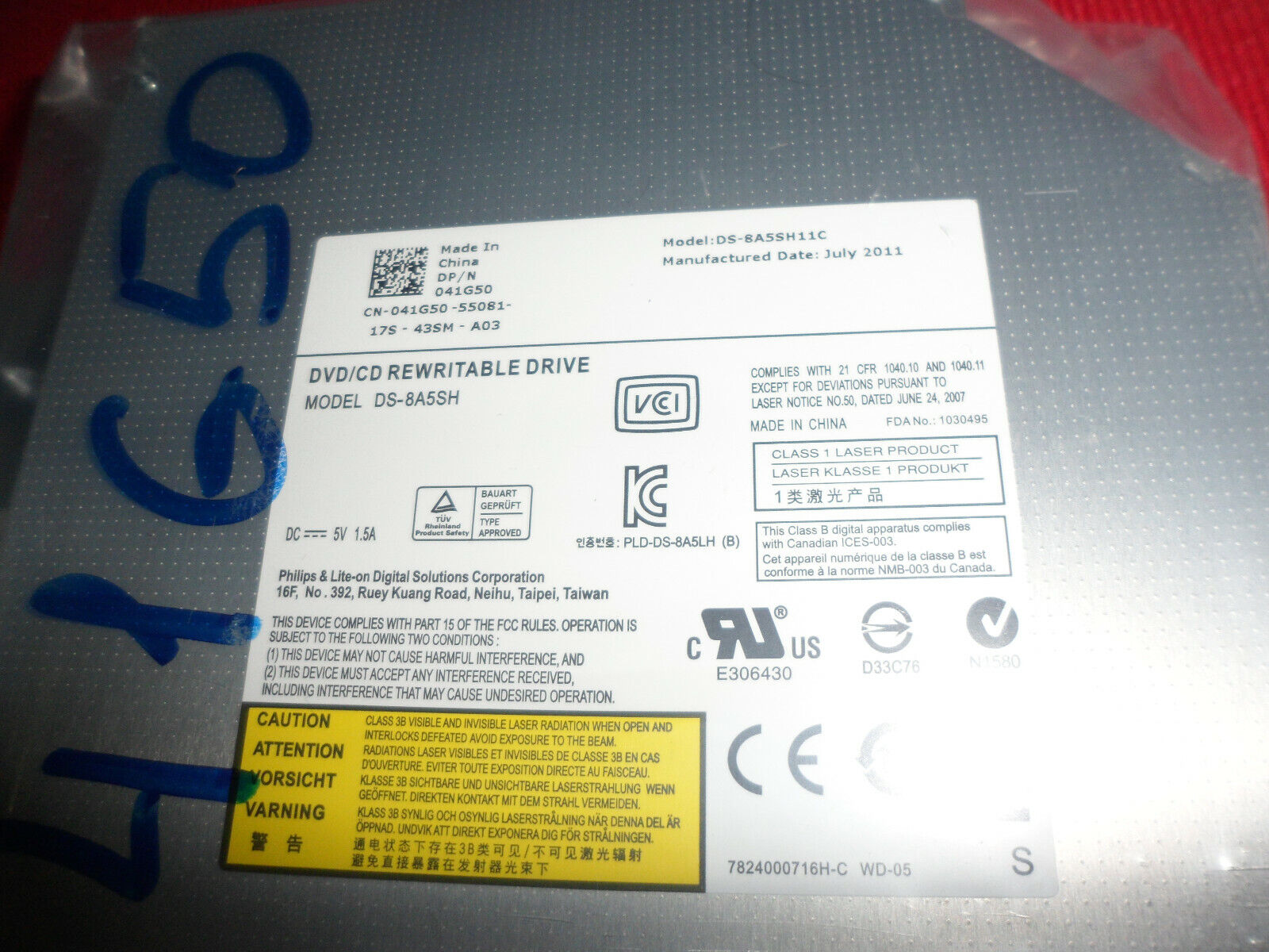 new genuine dell inspiron 17R N7010 N7110 DVD±RW SATA DRIVE 41G50 ...