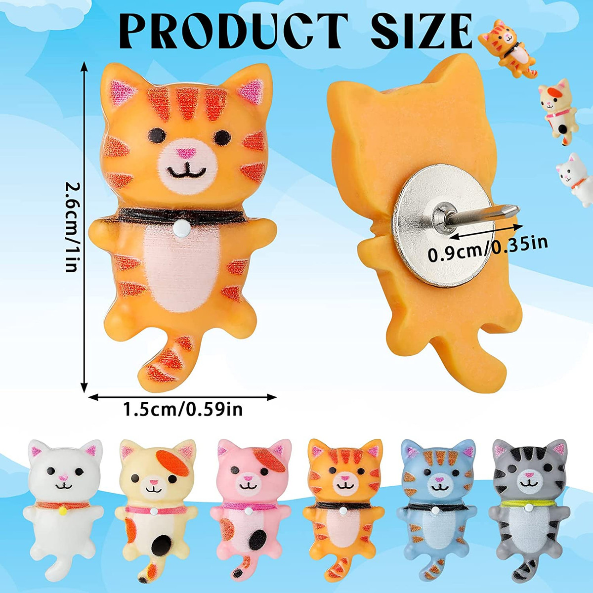 Decorative Push Pins Cute