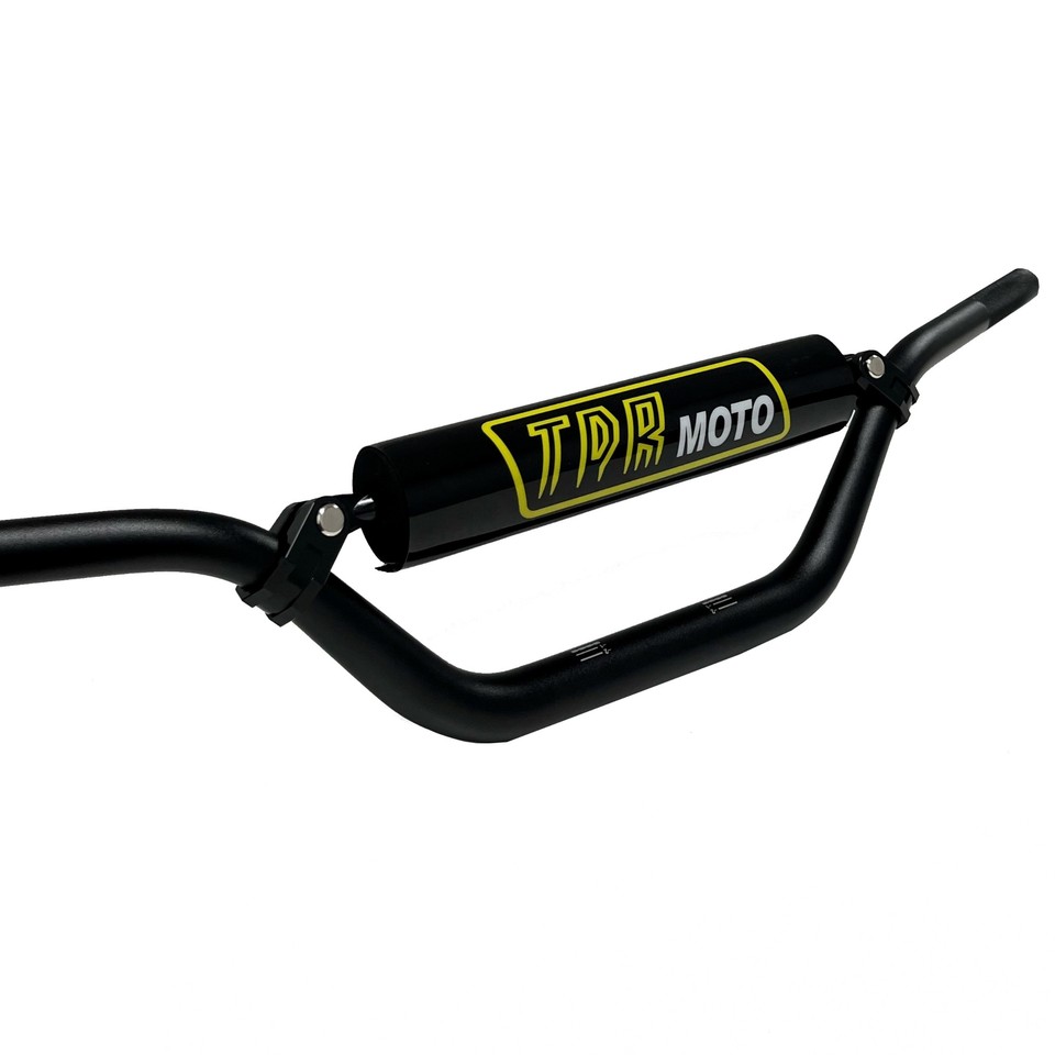 28mm to 22mm Black Alloy Handle Bar Motocross Pit Dirt Bike Motorbike ...