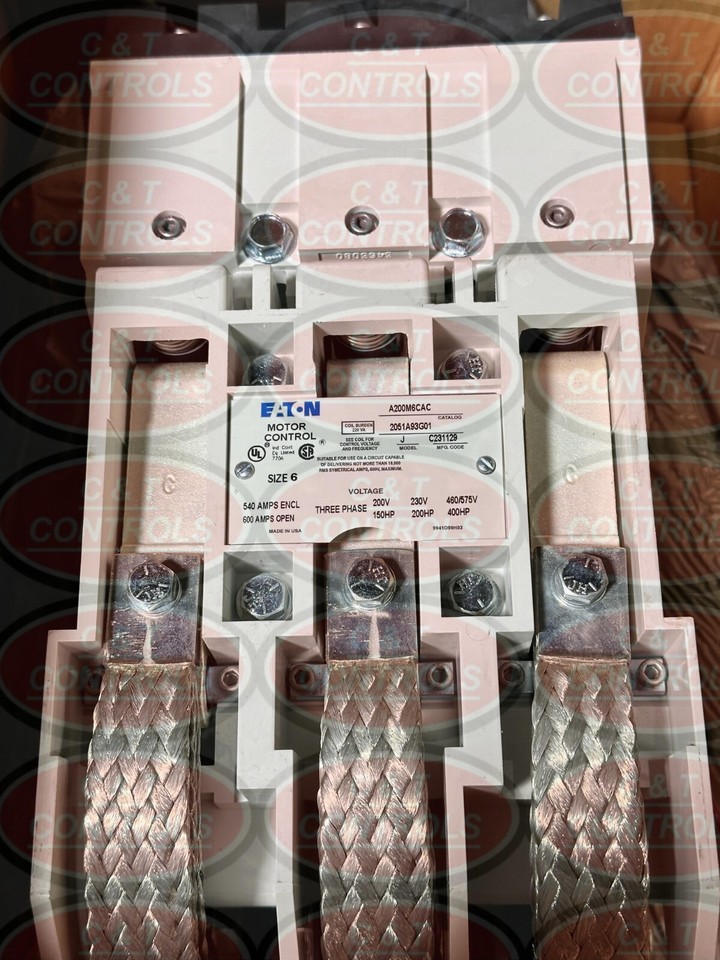 Eaton A200M6CAC Nema Size 6 120V Starter New In Box USA Stock | eBay