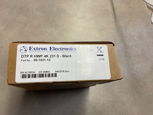 Extron DTP R HWP 4K 231 D 60-1531-12 DTP Receiver for HDMI Wallplate ...