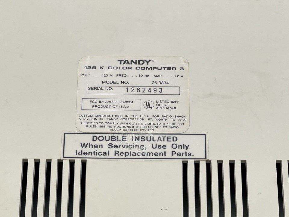 Tandy 128K Color Computer 3 | eBay