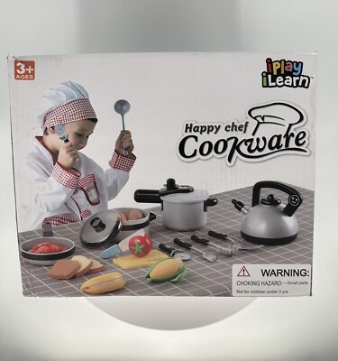iPlay iLearn Happy Chef Cookware -20 Piece Set - Imagination Toy Girls ...