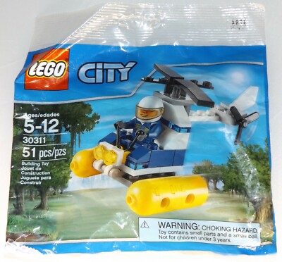 LEGO 30311 Swamp Police Helicopter polybag City Target exclusive pilot ...