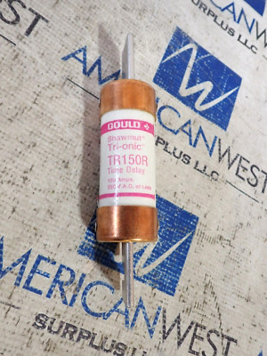 New Gould Shwamut TR150R 150 Amp 250 Volt Time Delay Current Limiting ...